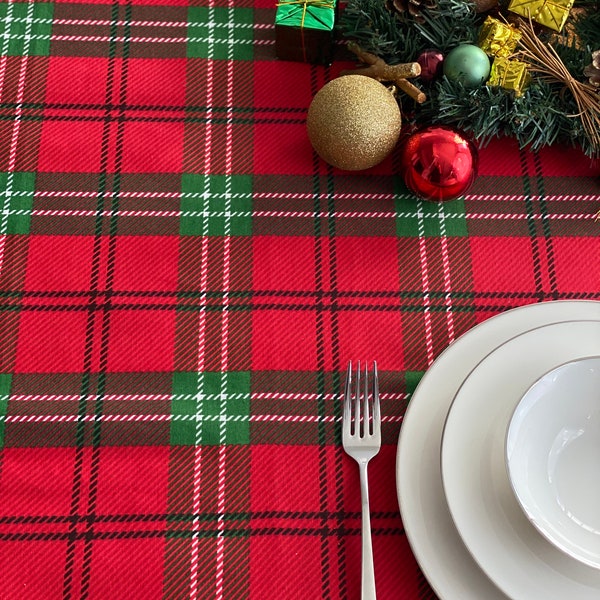 Plaid Tablecloth - Etsy