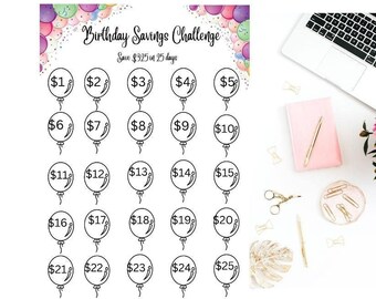 A6 Cash Savings Challenge Flowers Spring Printable Money - Etsy