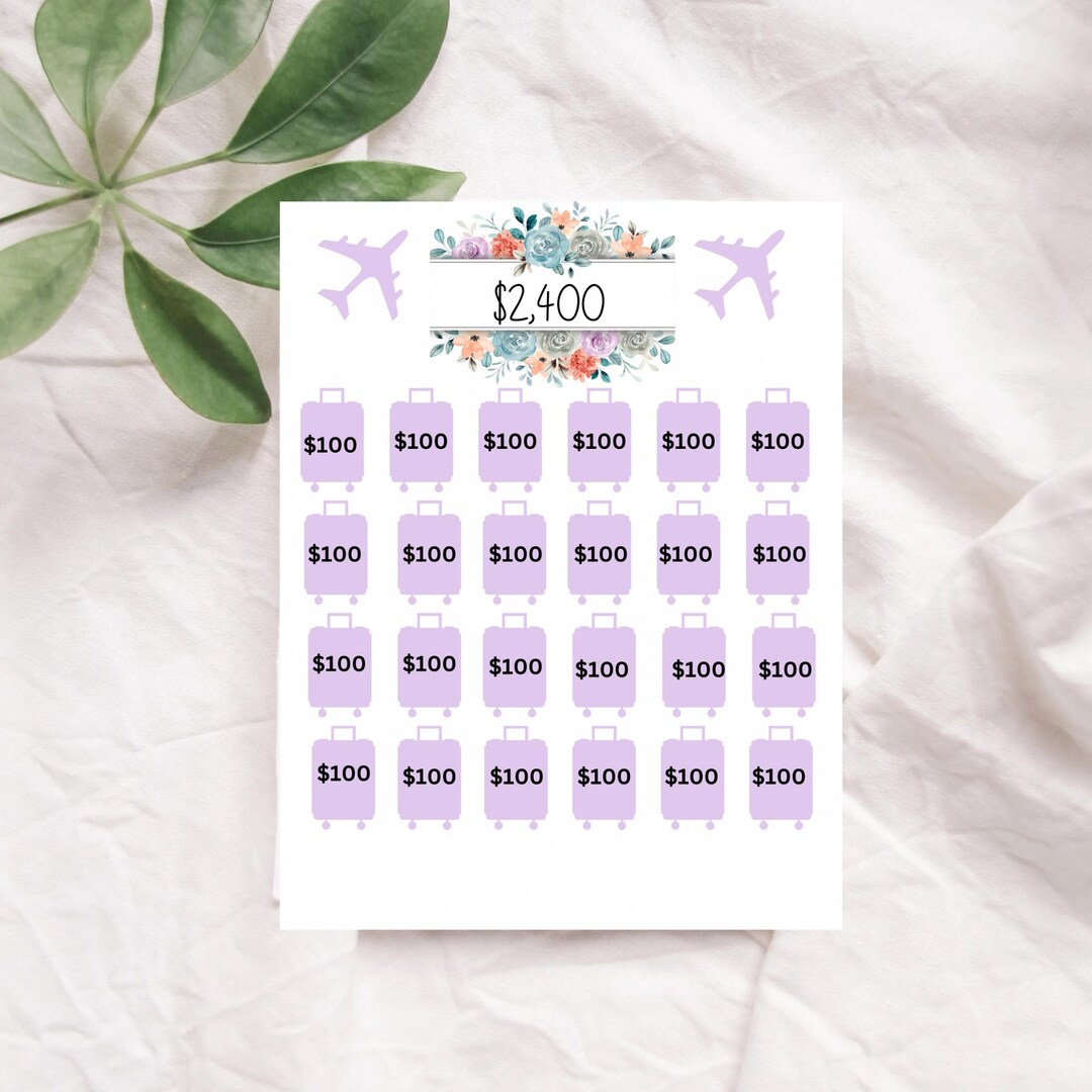 PRINTABLE SAVING CHALLENGE. - Etsy