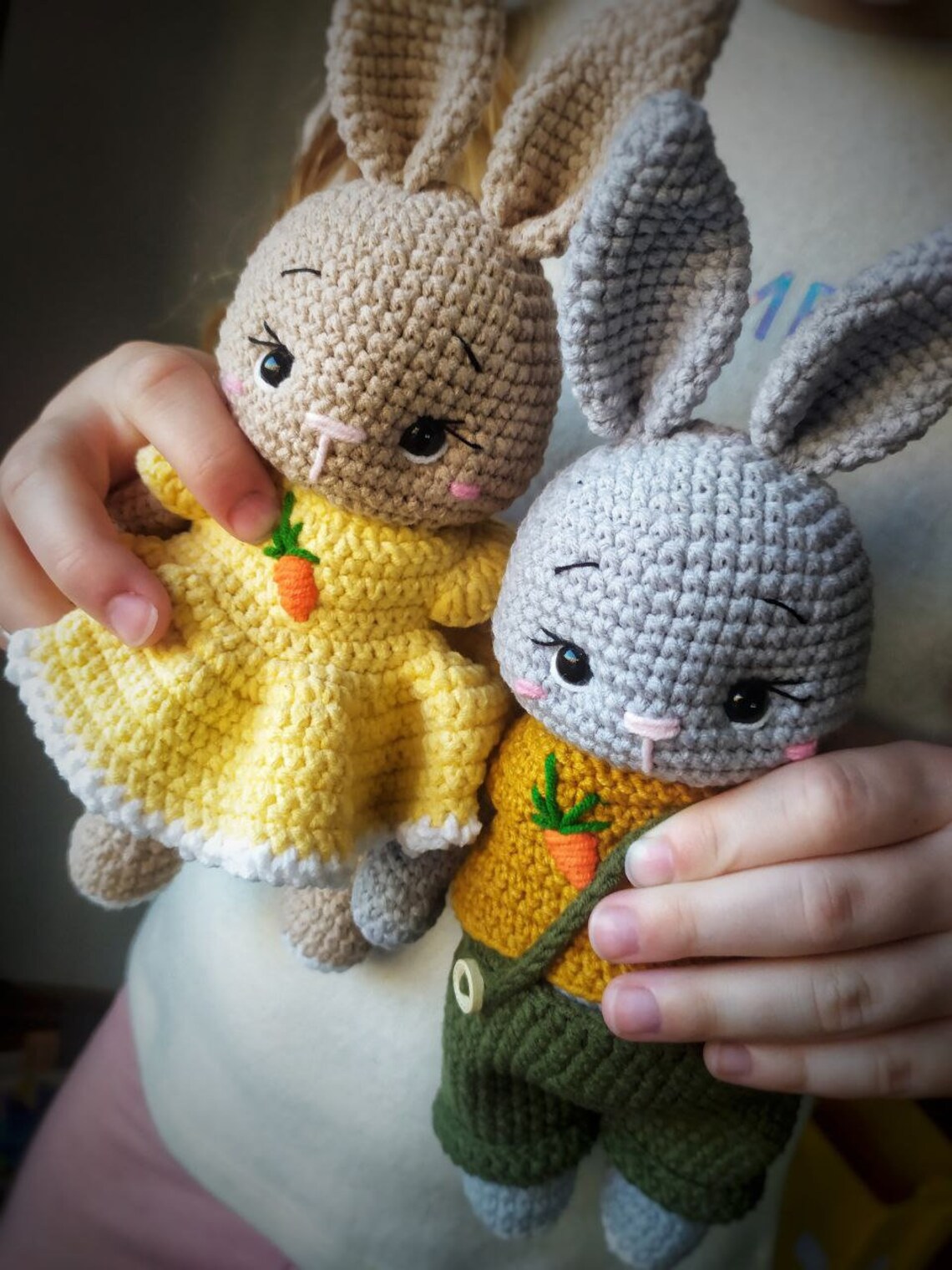 Crochet Pattern Rabbit Amigurumi, PDF Tutorial in English, Crochet ...