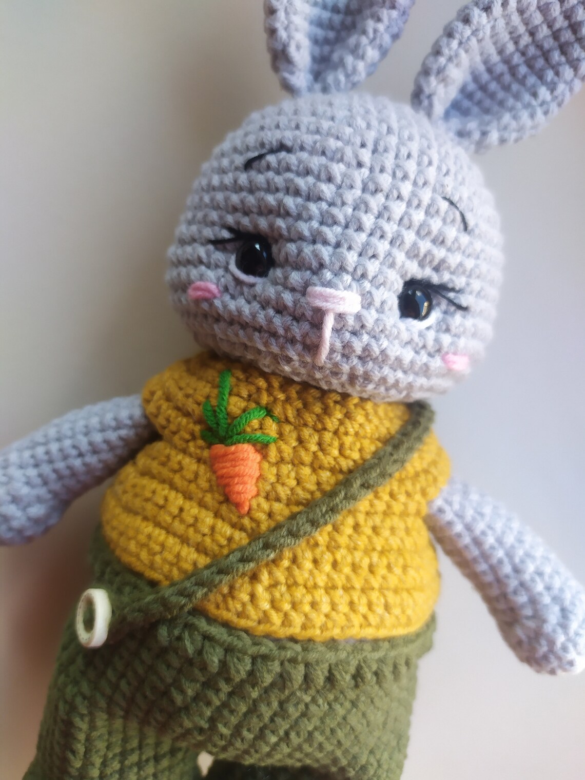 Crochet Pattern Rabbit Amigurumi, PDF Tutorial in English, Crochet ...