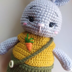 Crochet Pattern Rabbit Amigurumi, PDF Tutorial in English, Crochet ...