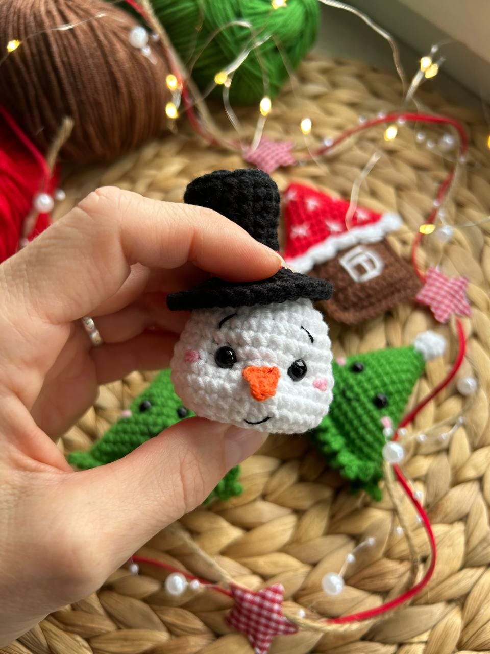 Crochet Christmas Keychain Pattern: Amigurumi Ornaments (PDF) - Etsy