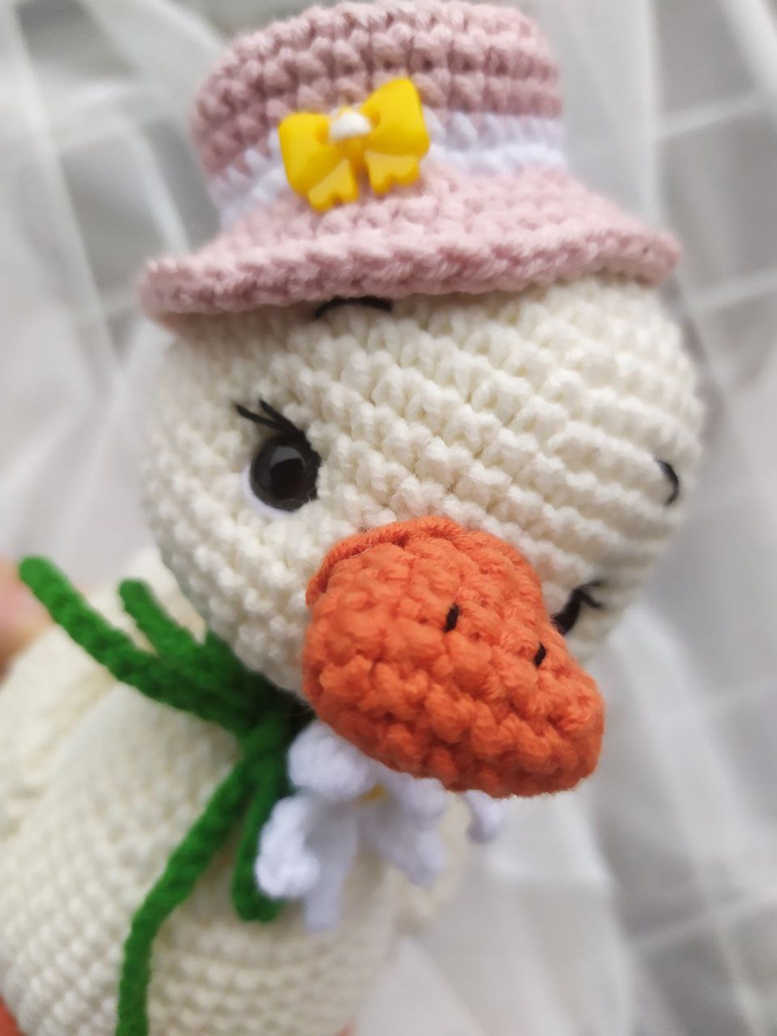 Crochet Duck Pattern PDF English, Crochet Duck in Hat, Crochet Pattern ...