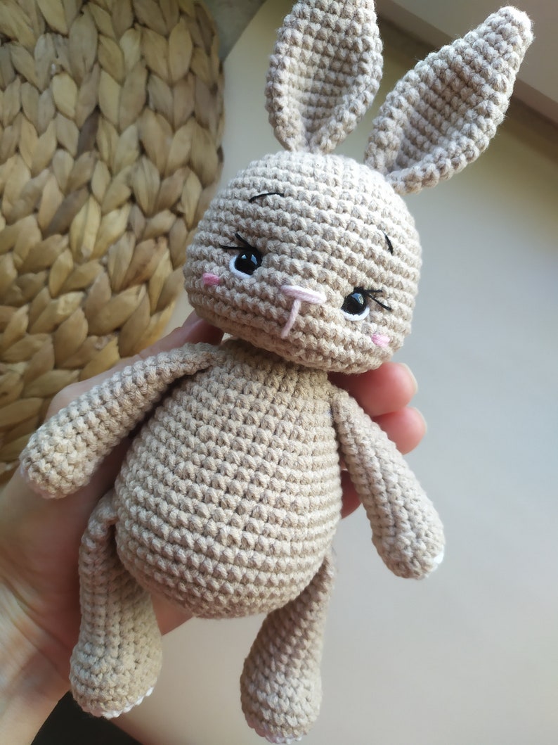 Crochet Pattern Rabbit Amigurumi, PDF Tutorial in English, Crochet ...