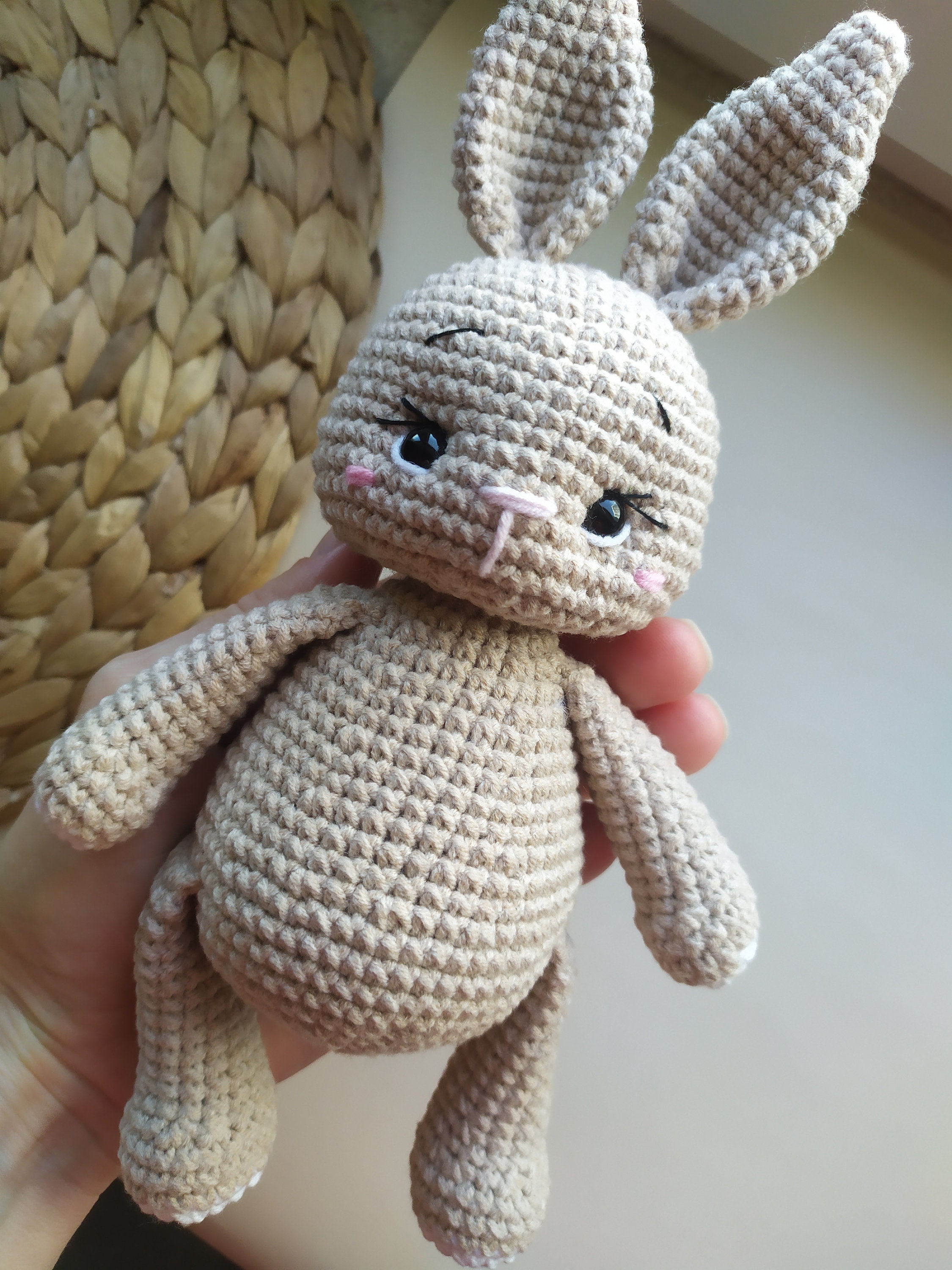 Crochet Pattern Rabbit Amigurumi, PDF Tutorial in English, Crochet ...