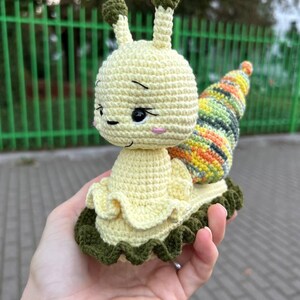 Pattern Crochet Snail, Amigurumi Snail Pattern, Little Snail Amigurumi ...