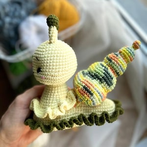 Pattern Crochet Snail, Amigurumi Snail Pattern, Little Snail Amigurumi ...