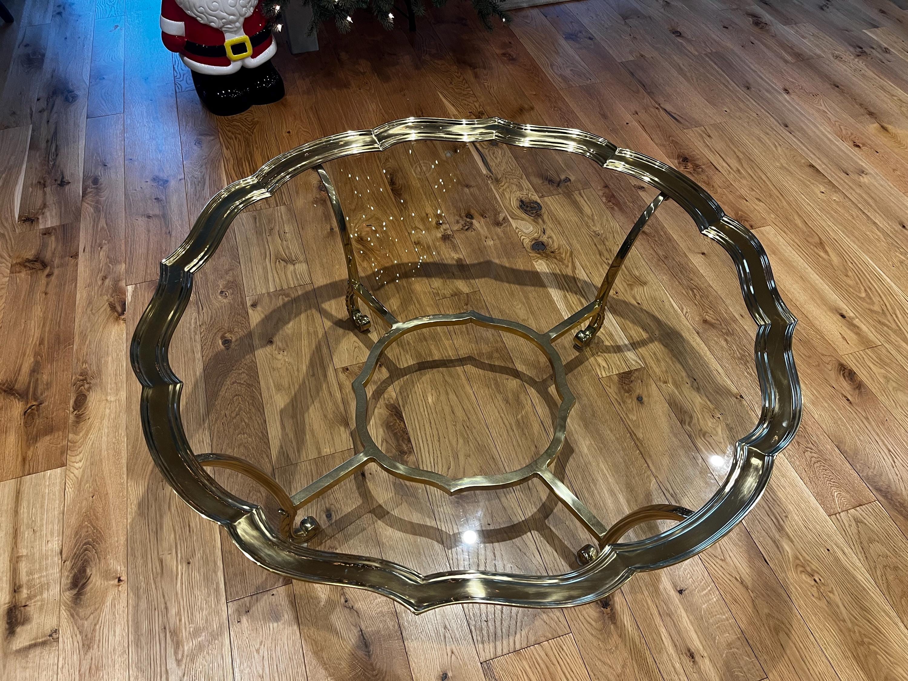 La Barge Scalloped Edge Coffee Table - Etsy