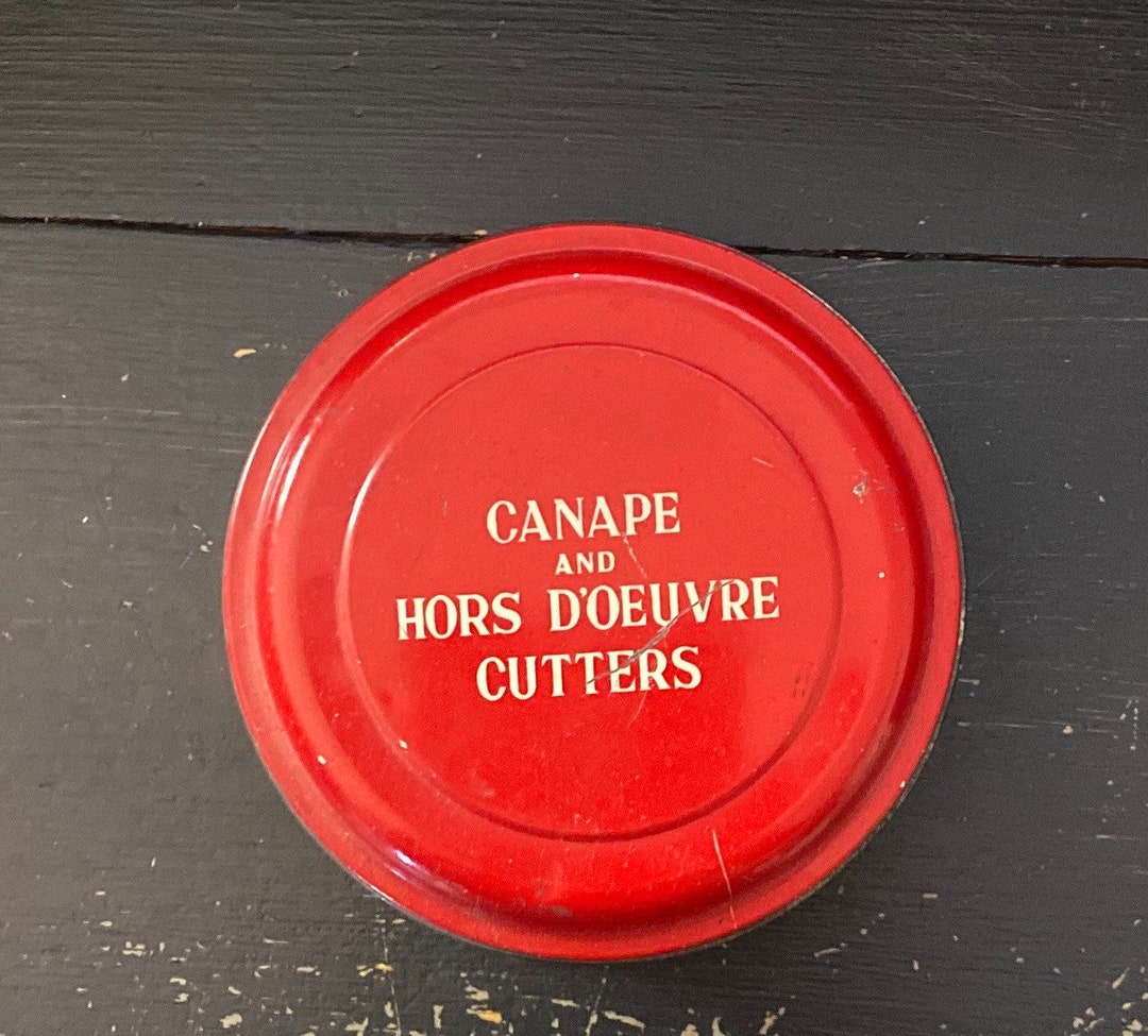 Vintage Canapé Hors D'oeuvre Cutters - Etsy