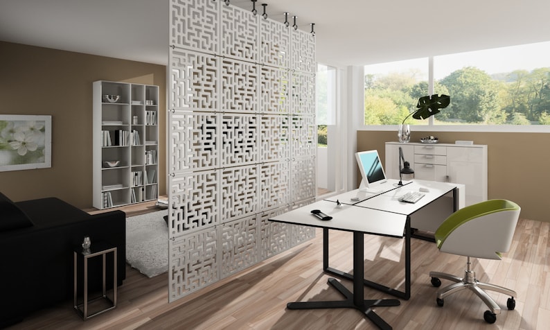 Hanging Partition Tiles Modern Wall Hanging for Living Room - Etsy