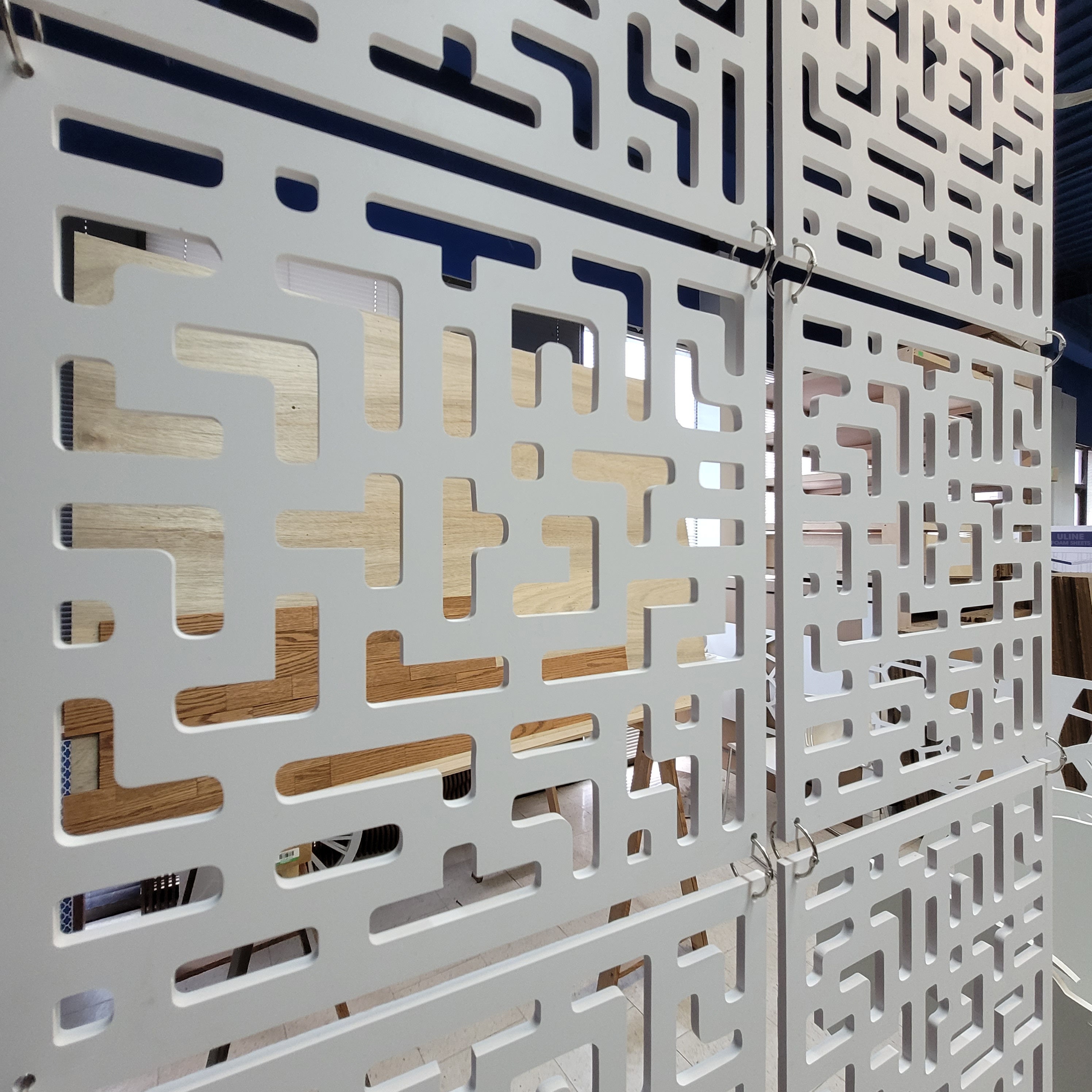 Hanging Partition Tiles Modern Wall Hanging for Living Room - Etsy