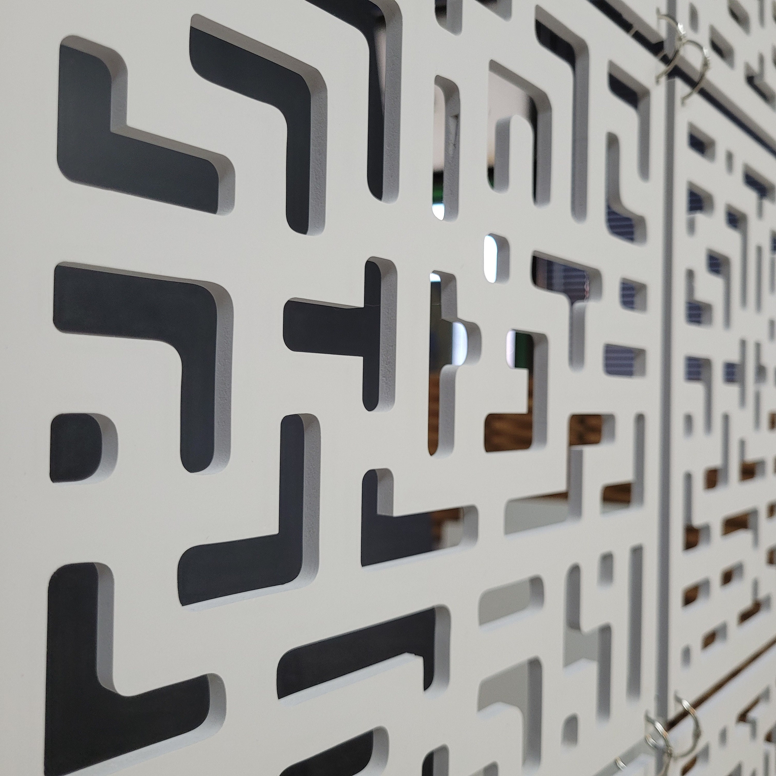 Hanging Partition Tiles Modern Wall Hanging for Living Room - Etsy