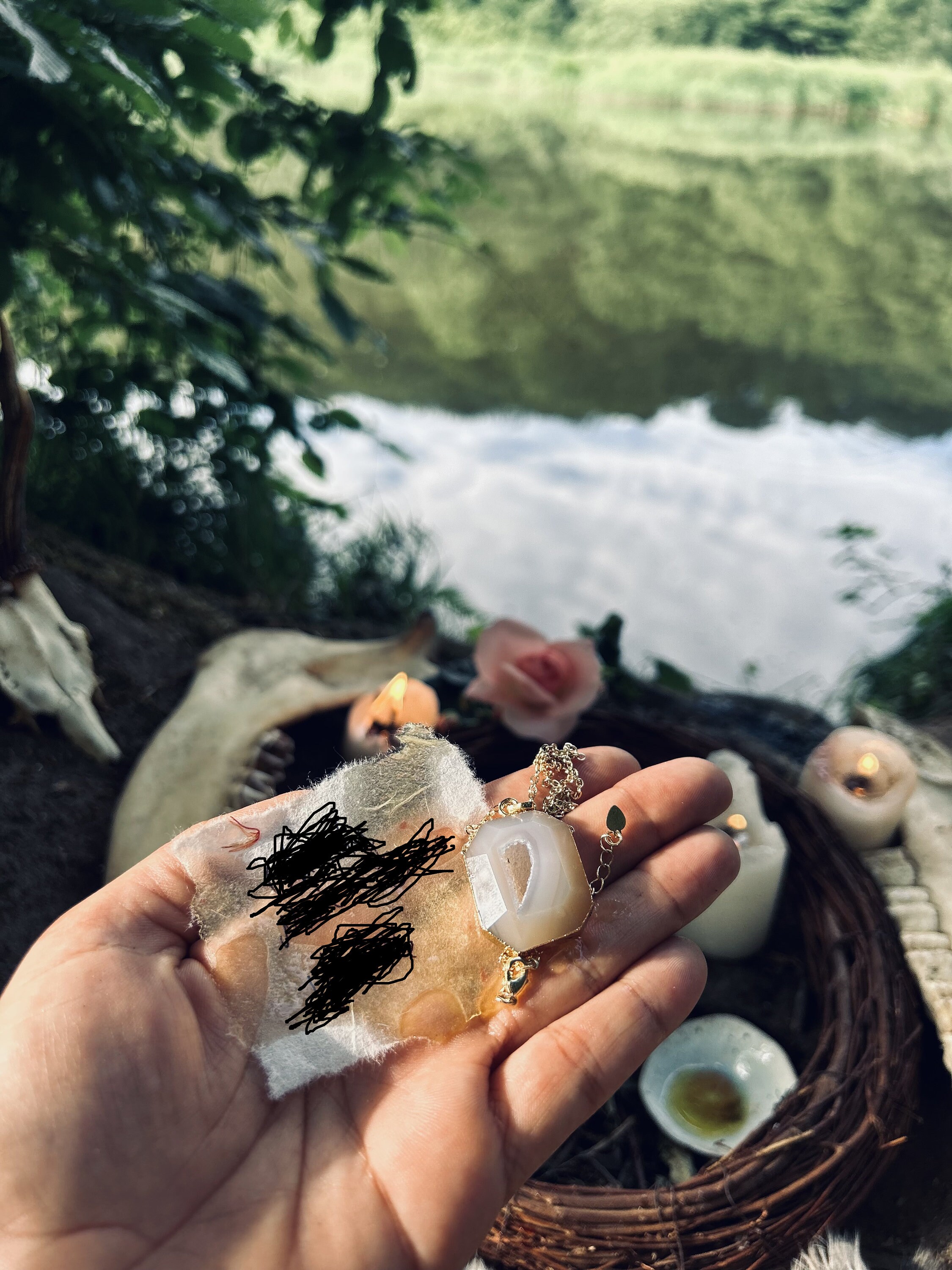 HEL Anchor Attuned Stone With Ritual - Etsy
