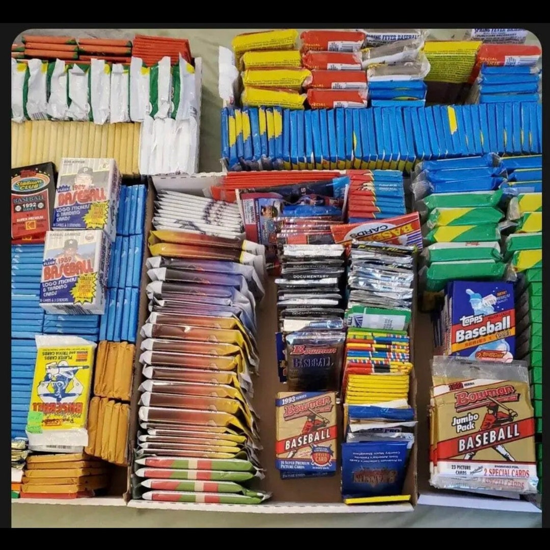 Custom Bundles of a Mixture of Vintage Baseball Cards, Memorabilia and ...