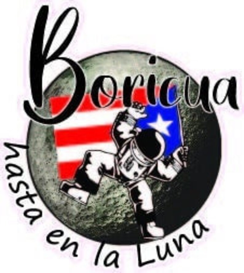 Boricua, Hasta En La Luna - Etsy