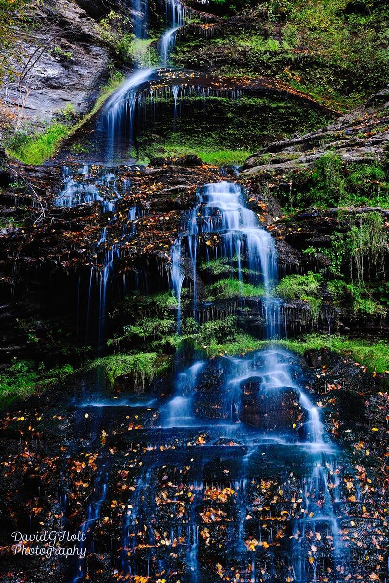 Magical Waterfall Hidden in a West Virginia Forest Autumn Color ...