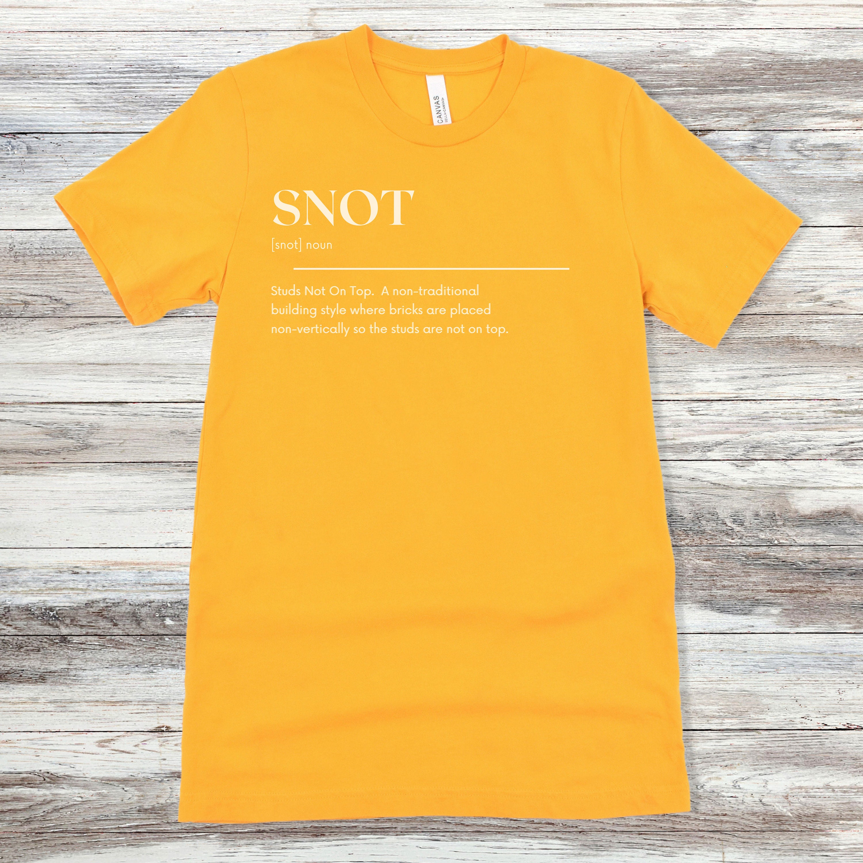 SNOT Definition T-shirt - Etsy