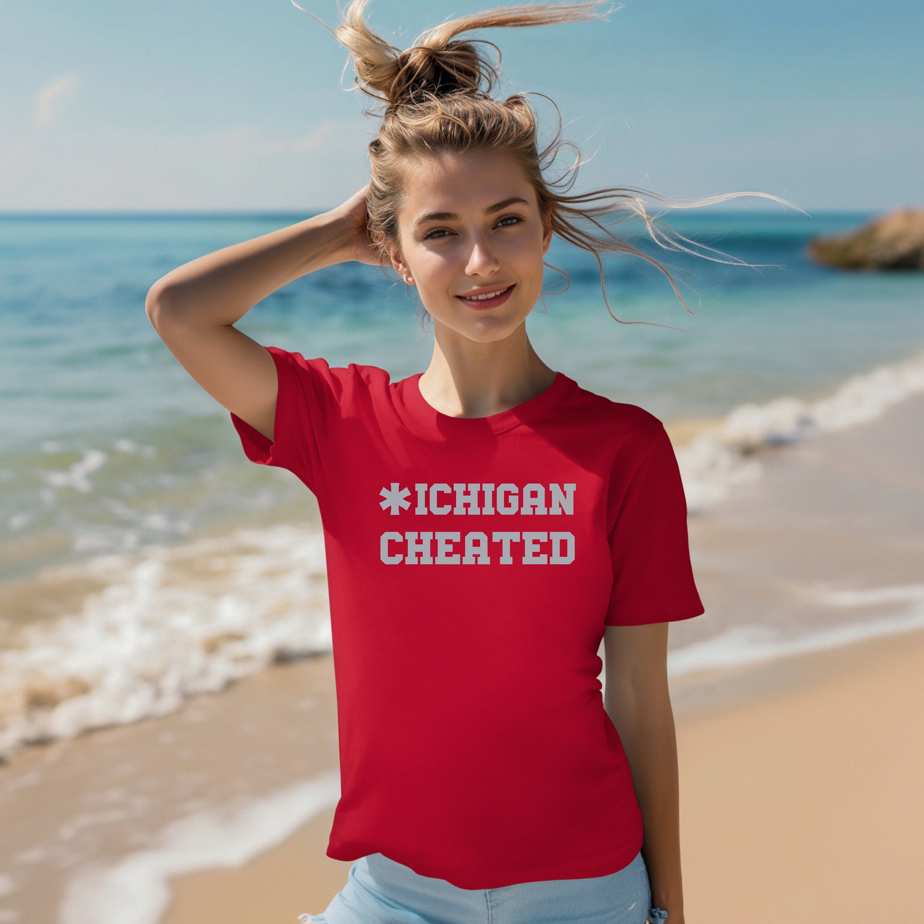 Ichigan Cheated Fuck Michigan Unisex Heavy Cotton Tee - Etsy