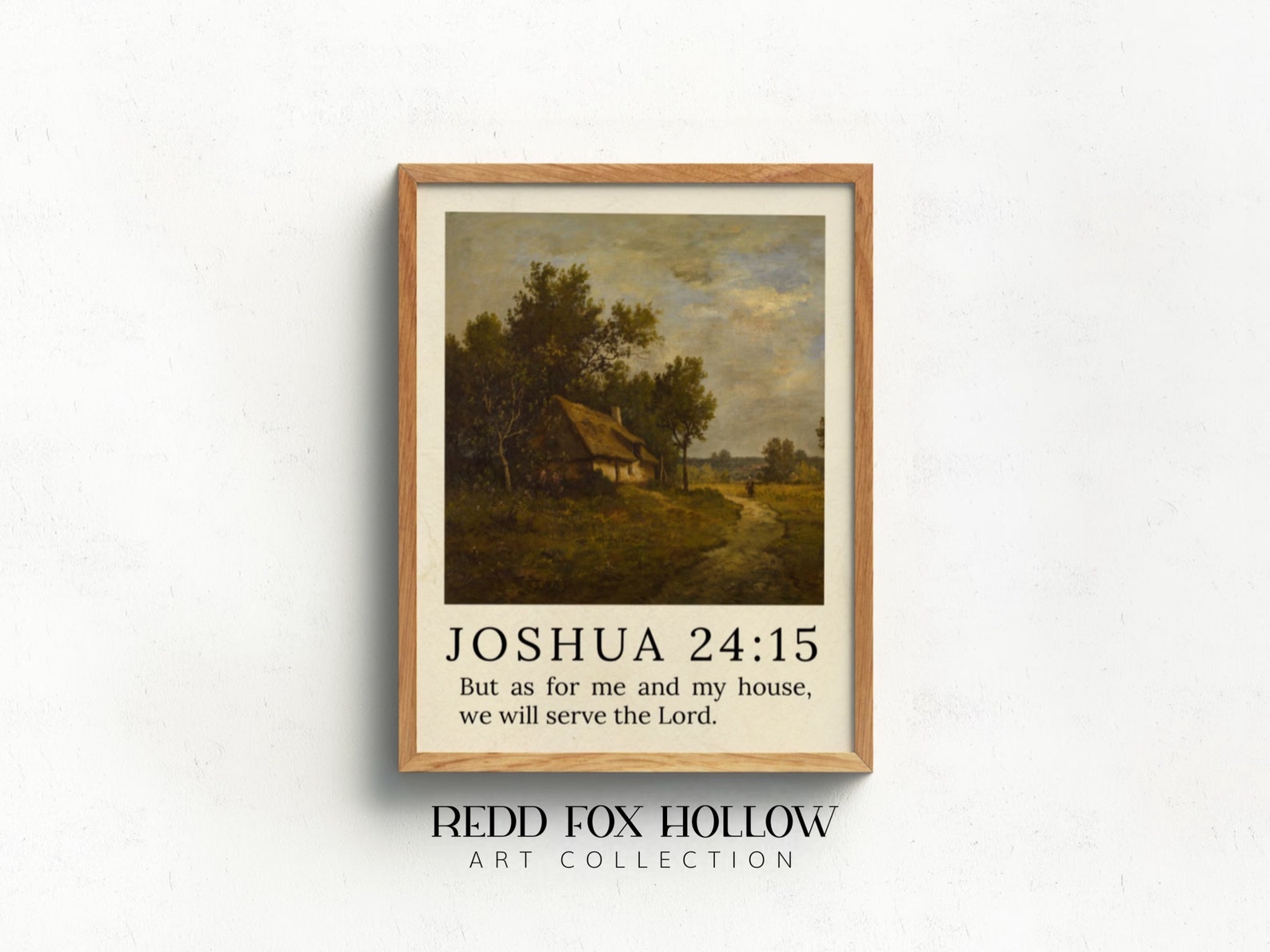 Joshua 24:15 Art Print Christian, Printable Art, Digital Download - Etsy