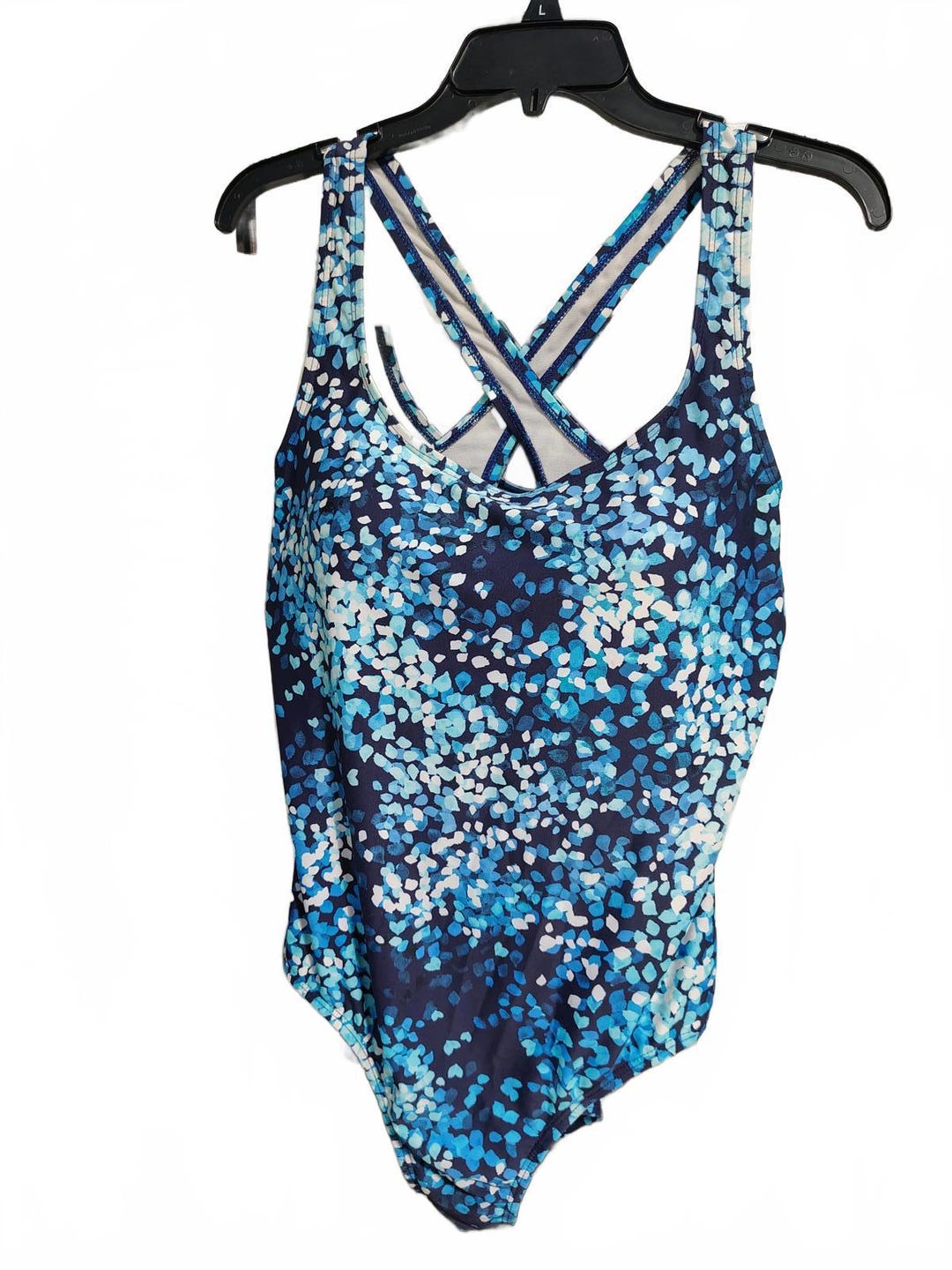 Swimsuits for All Vibrant Blue Splash Pattern One-piece Swimsuit - Etsy