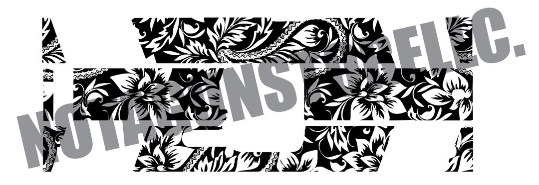 G 19 Paisley 2.0 Laser Engraving File - Etsy