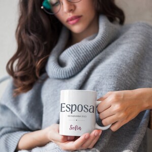 Tazas Personalizadas Marido Esposa, Spanish Wedding Gift Mugs, Regalos ...