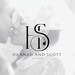 Modern Wedding Monogram, Letters G-K, Pre-made Logo, Calligraphy ...