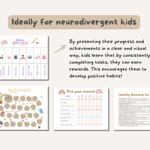 Routine Flip Chart Kids Reward Chart Bedtime and Morning Routine ...