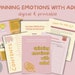 ADHD Feelings Wheel Workbook Spinning Emotions With ADHD Emotional ...