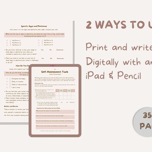 ADHD Screen Time Addiction Worksheets, Digital Dopamine Detox, CBT EMDR ...