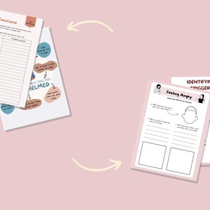 ADHD Feelings Wheel Workbook | Spinning Emotions With ADHD | Emotional ...