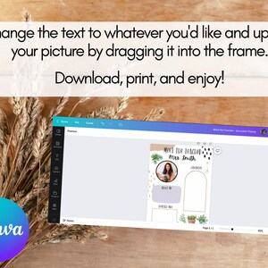 Meet the Teacher Template Editable - Canva Teacher Template - Classroom ...