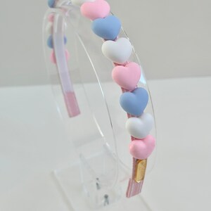 Hearts Candy Color Headband Colorful Handmade Headband Spring Headband ...