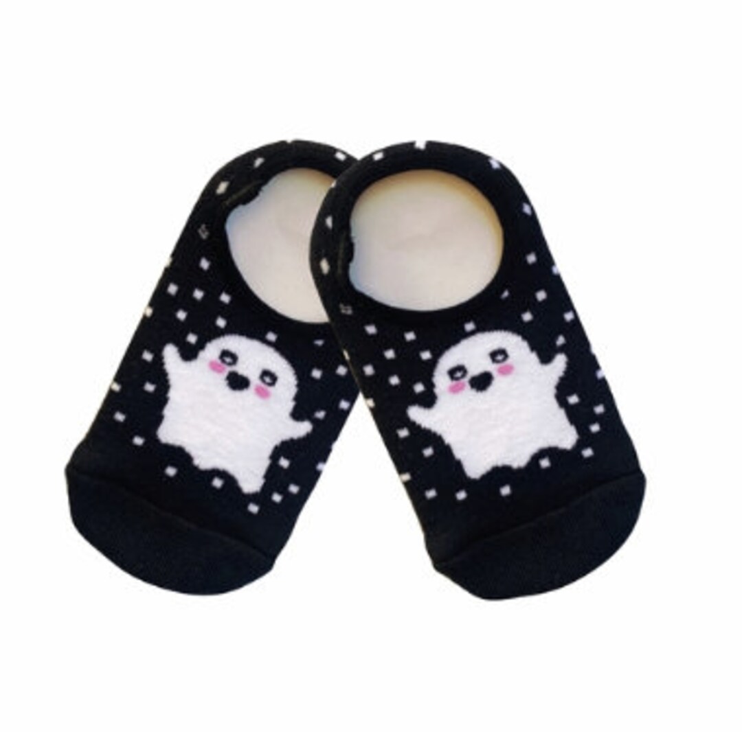 Fun Ghost Print Non Slip Sockshigh Quality Grip Socks Cute - Etsy
