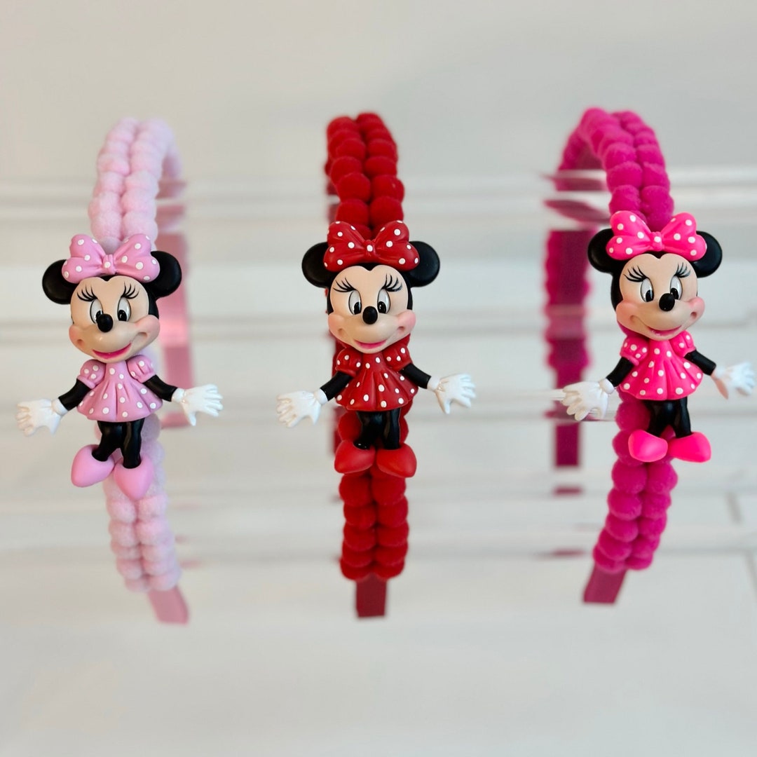 Minnie Mouse Headband Cartoon Handmade Headband for Kids Girls Cute ...