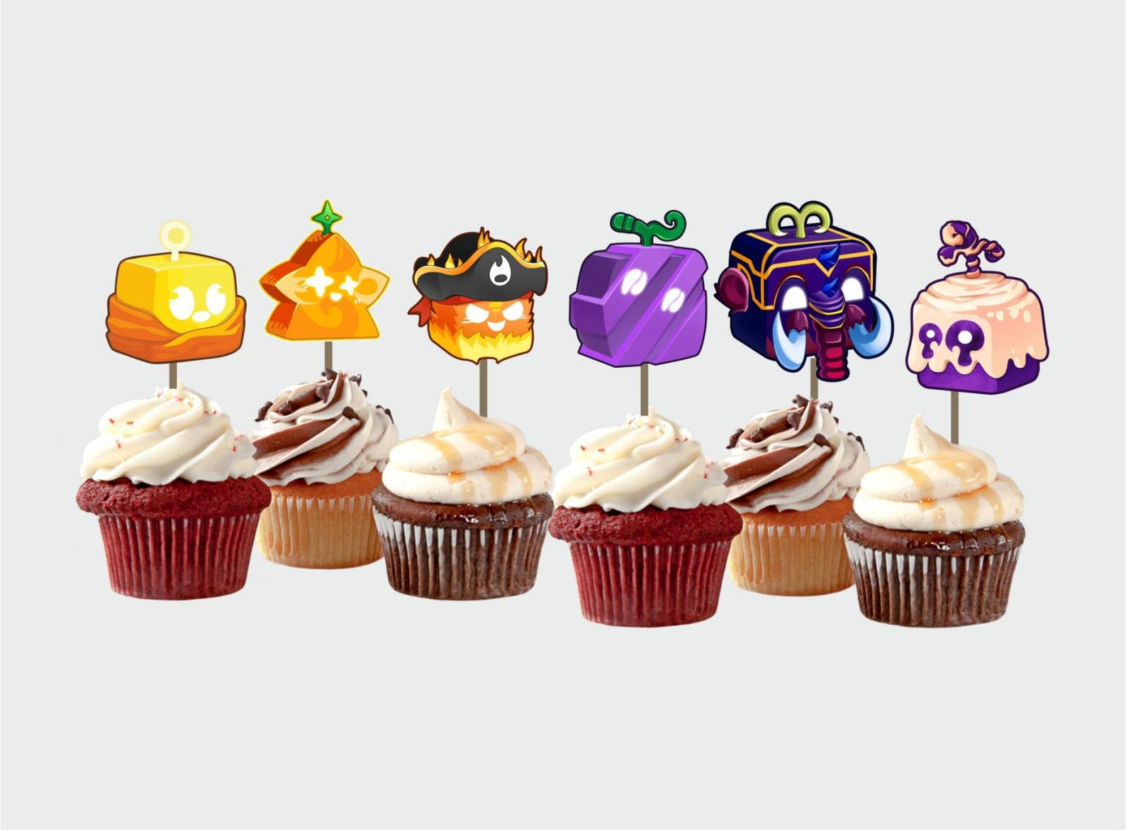 Blox Fruits Cupcake Topper - Etsy
