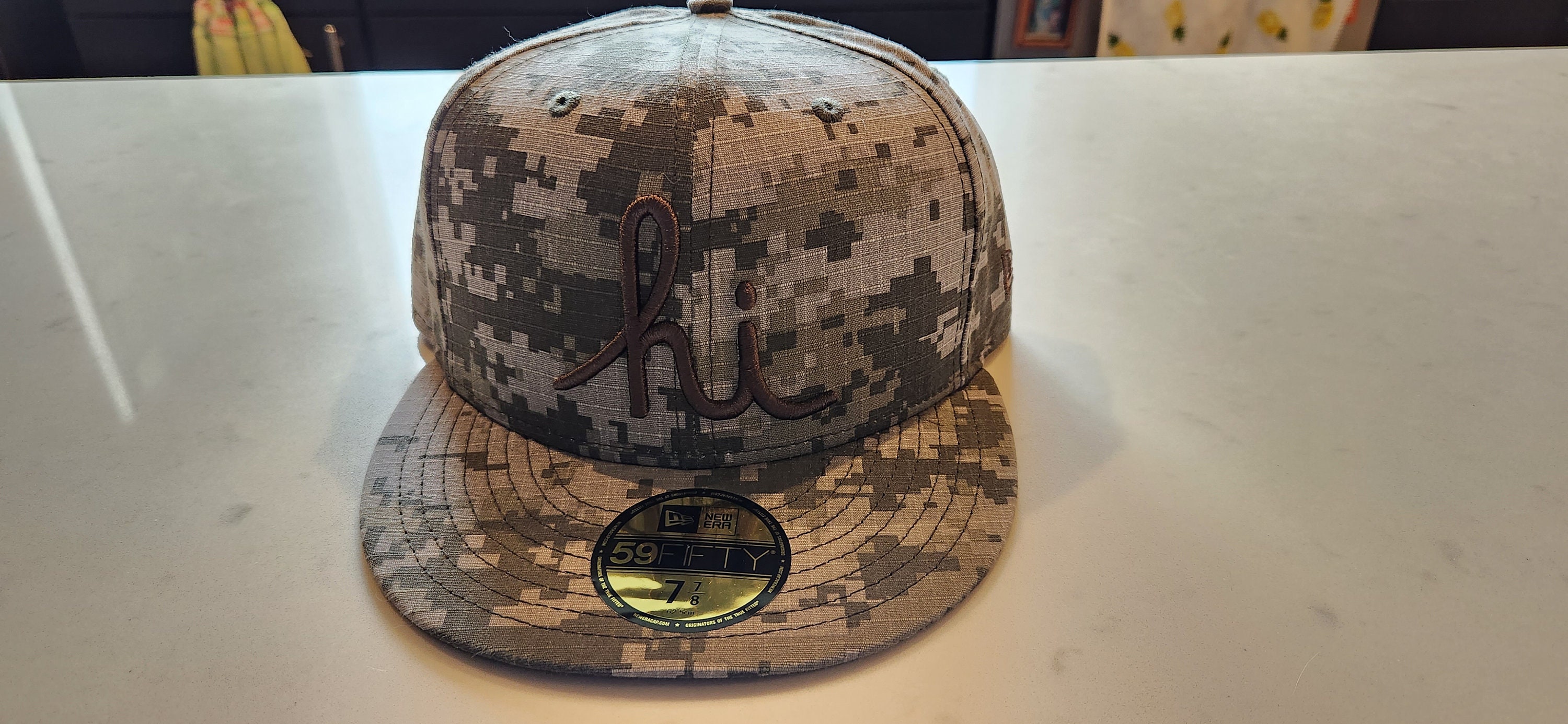 New Era 59fifty In4mation Hi Digital Camo Hat Size 7 7/8 Cap - Etsy