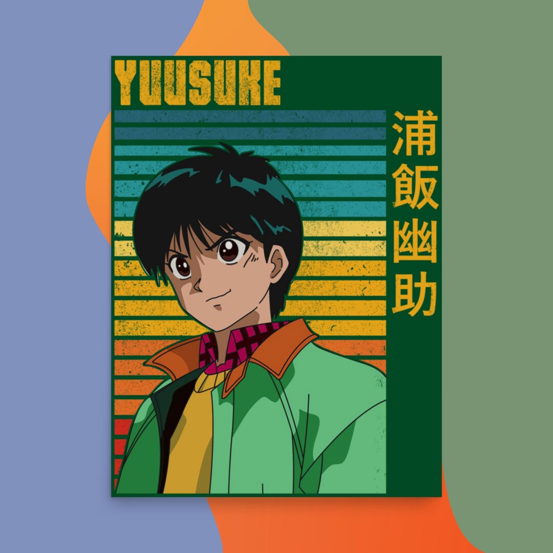Yusuke Urameshi Poster, Yu Yu Hakusho, Anime, Manga, Streamer, Stream ...
