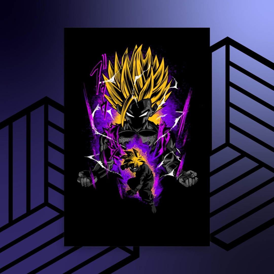 SSJ2 Gohan Poster, Dragon Ball Z, Dragon Ball Posters, Streamer Poster ...