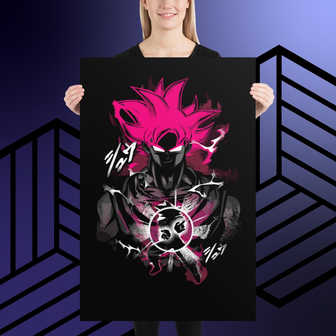 SSJG Goku Poster, Dragon Ball Super, Dragon Ball Posters, Streamer ...