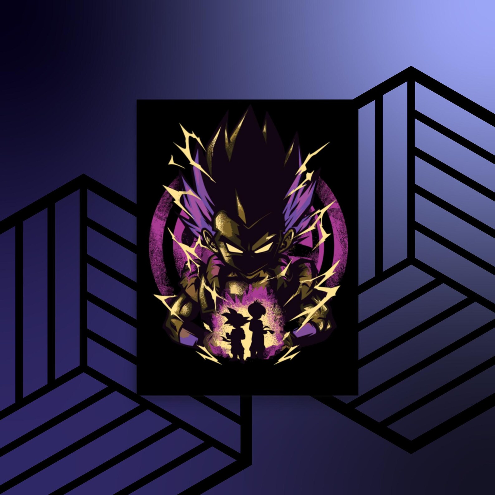 Ultimate Fusion Dragon Ball Z Poster Featuring Gotenks Perfect for ...