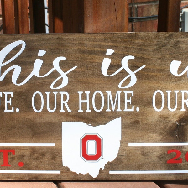 Ohio State Sign - Etsy