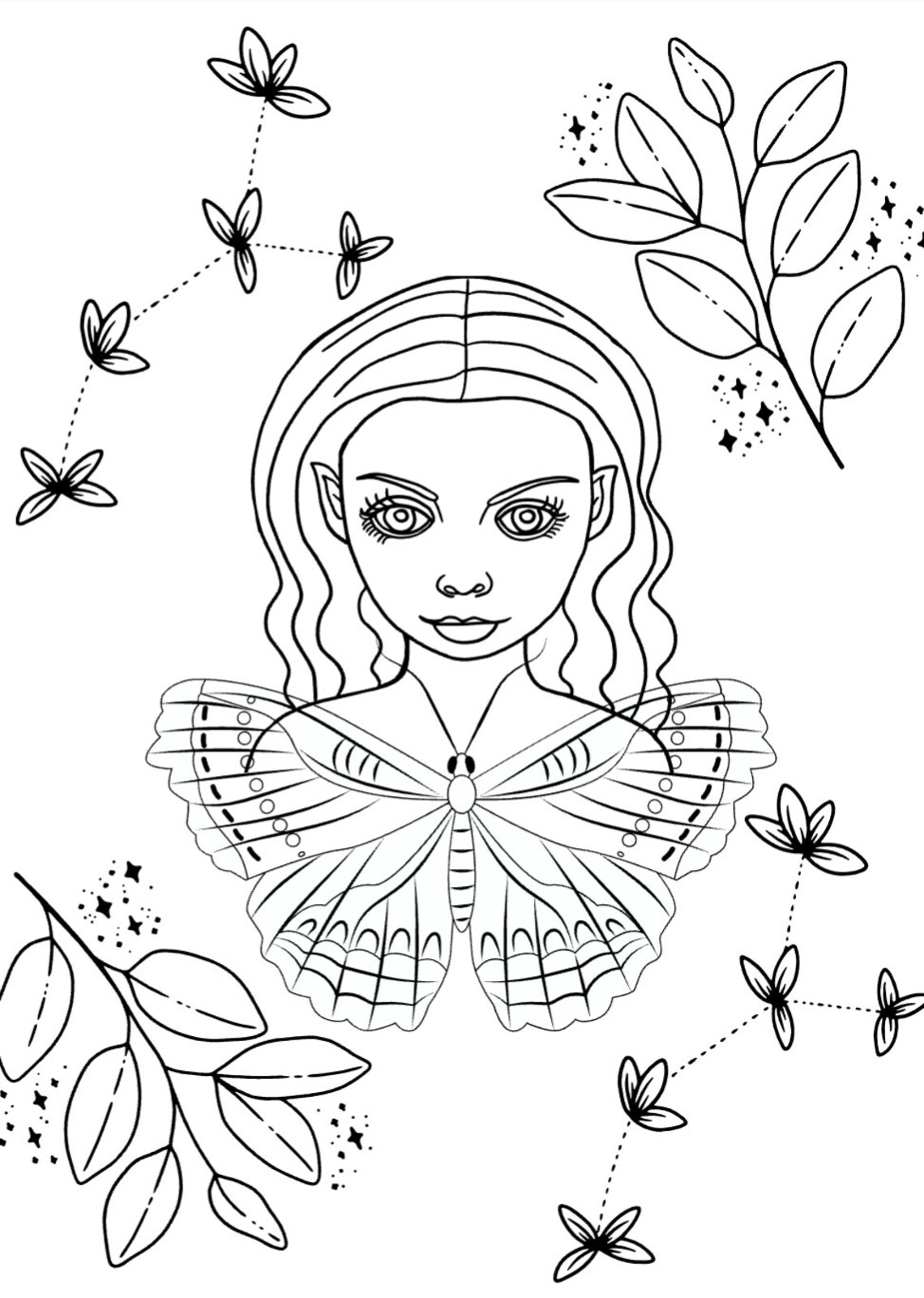 12 Witchy Coloring Pages-mystical Coloring Pages-spiritual Coloring ...