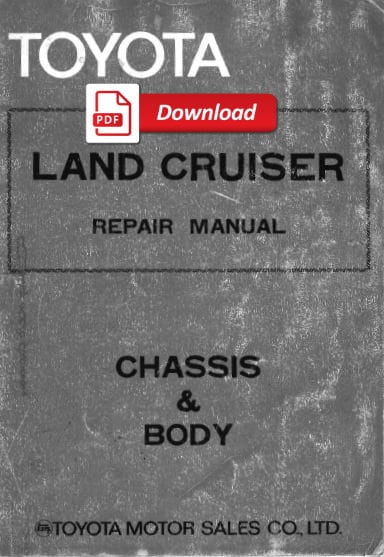 FJ40 Toyota Land Cruiser FJ40 Chassis & Body Repair Service Manual-pdf ...