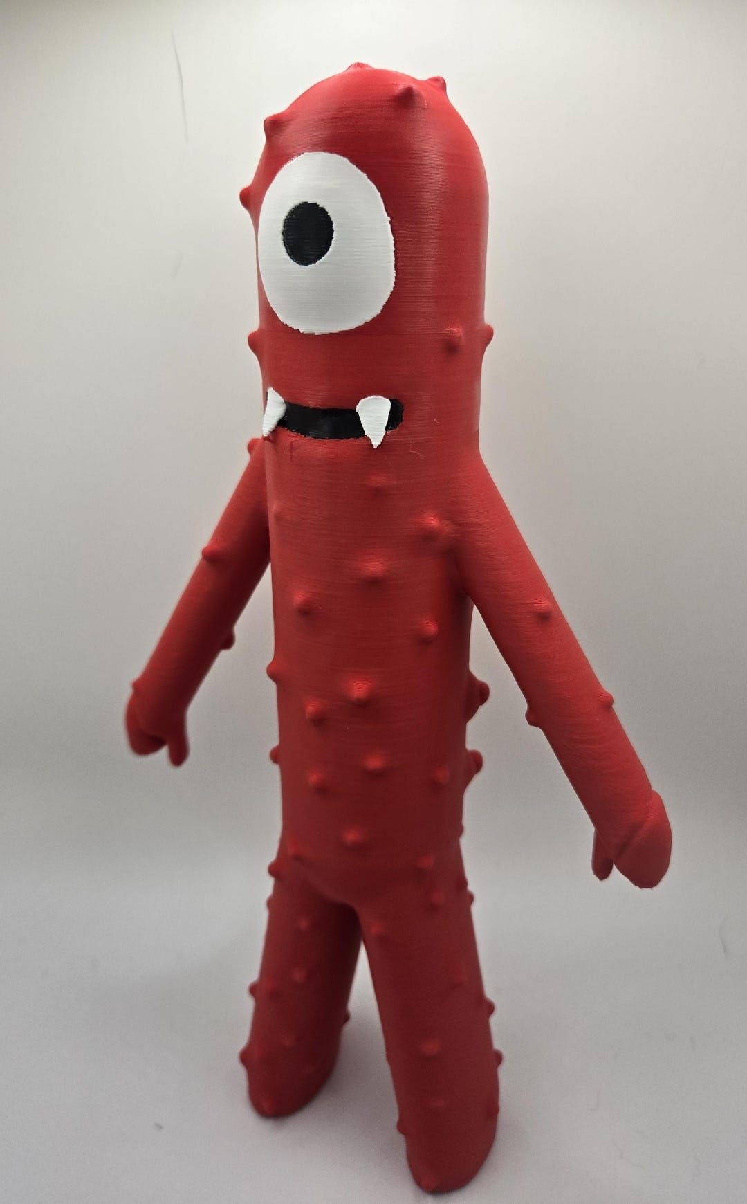 3D Printed Muno Figurine - Yo Gabba Gabba Inspired, 9.84" Tall ...