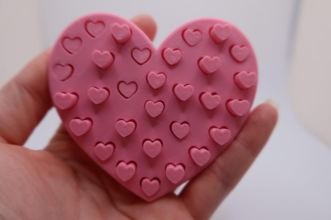 Heart Fidget Toy With Sliding Hearts Valentines Day Gift Stress Relief ...