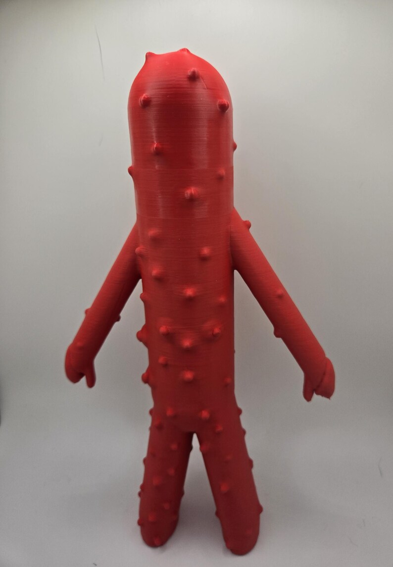 3D Printed Muno Figurine - Yo Gabba Gabba Inspired, 9.84" Tall ...