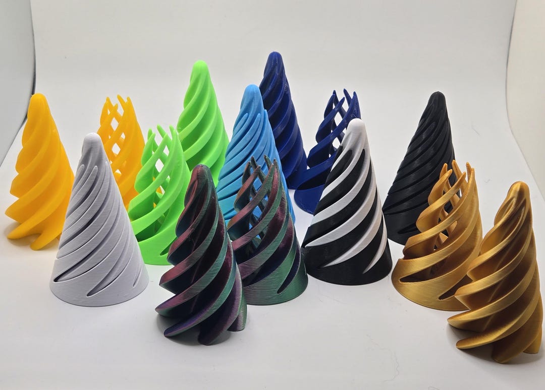 3D Printed Spiral Tree Fidget Toy - Spiral Spin Design – Perfect ...