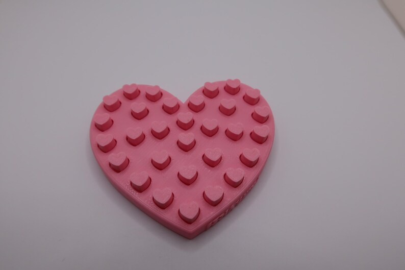 Heart Fidget Toy With Sliding Hearts Valentines Day Gift Stress Relief ...